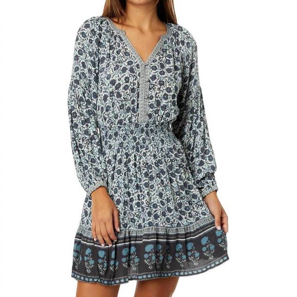 Faherty | Dresses | New Faherty Montana Dress In Navy Folly Floral ...